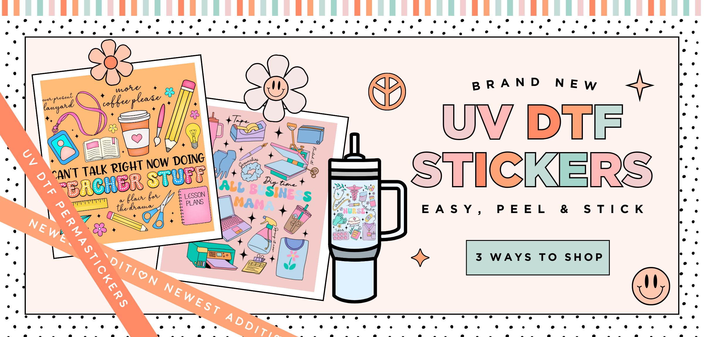 UV DTF Stickers Main – TheCraftpreneur