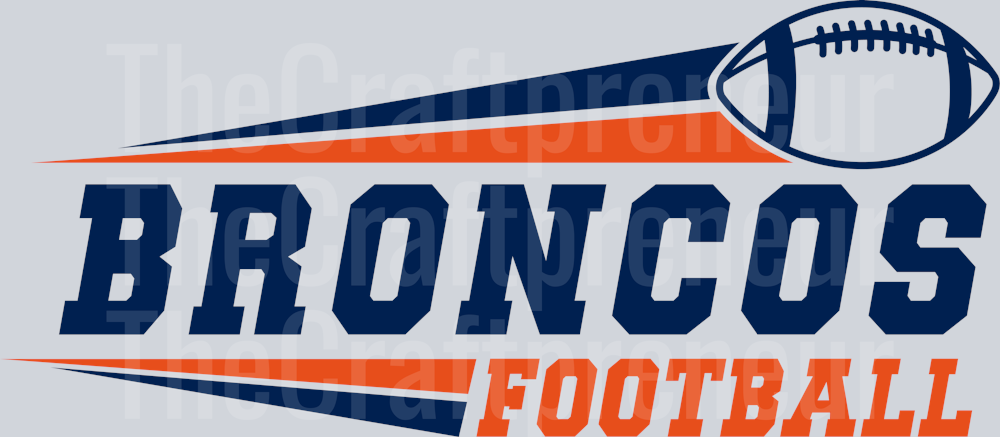 Denver Football Classic Typeface DTF Transfer – TheCraftpreneur